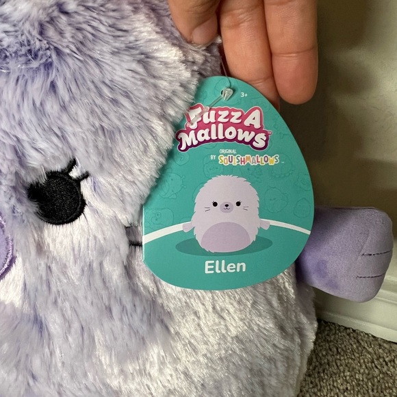 Squishmallows | Toys | New Ellen The Seal Fuzzamallow Squishmallow ...